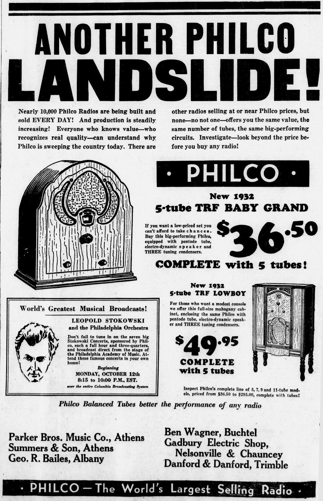 Philco Model 50 Cathedral Radio