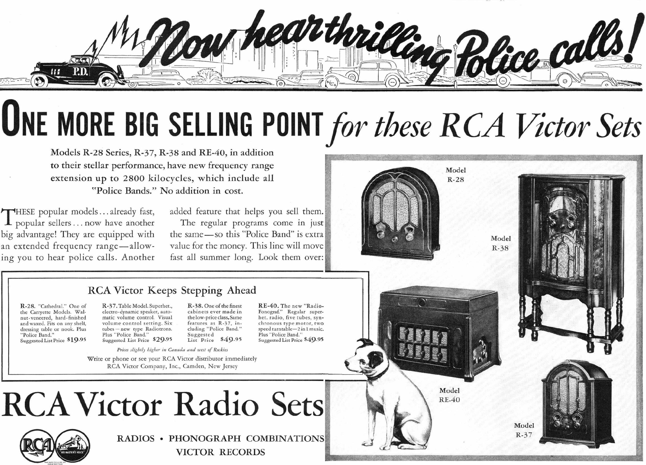 RCA-Victor Model R28 Cathedral-type tube Radio, late version (1933)