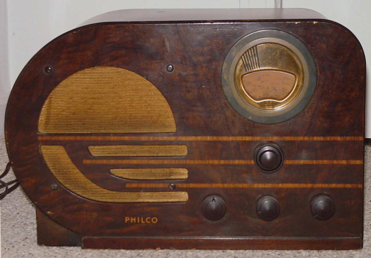Philco Model 38-10 "Bullet" Table Radio